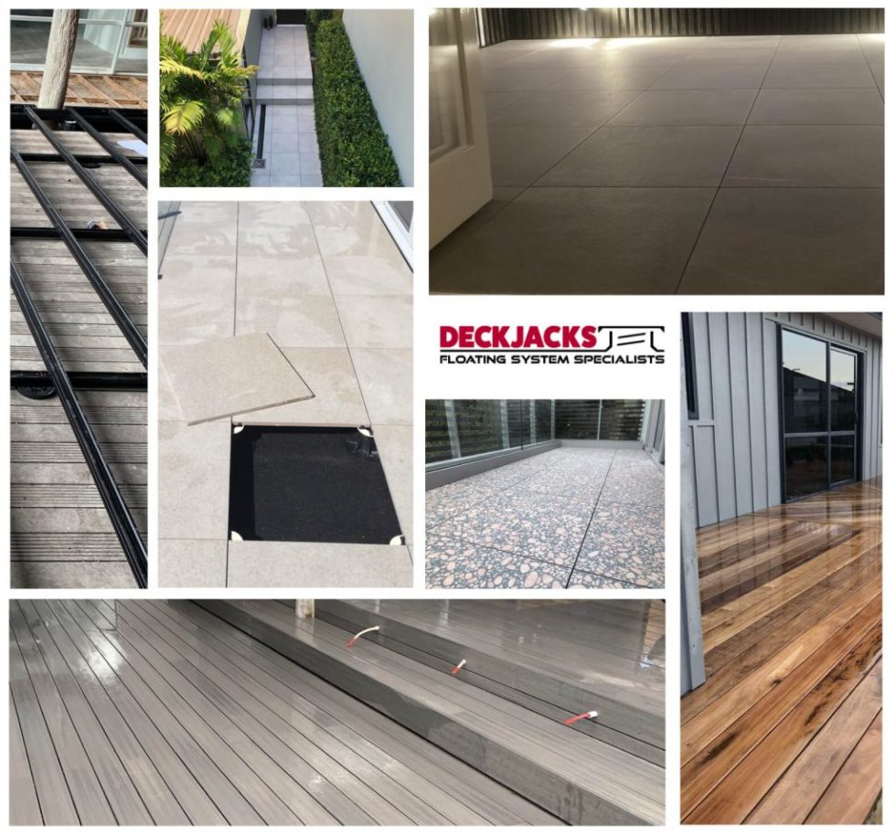 Floating Tile Deck Solutions with Nurajack | Deckjacks